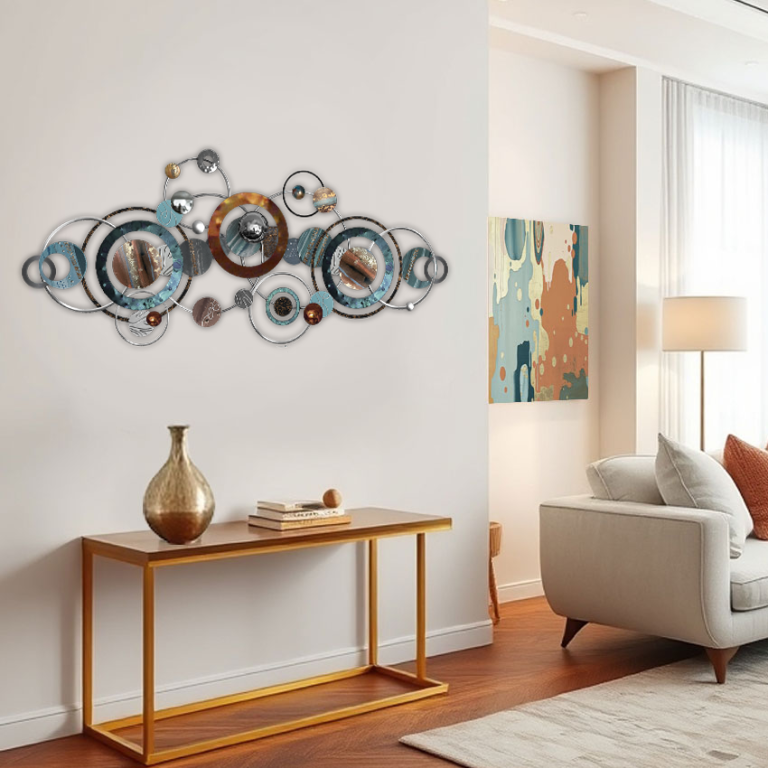 'Rotational Harmony' Wall Sculpture for Contemporary Décor